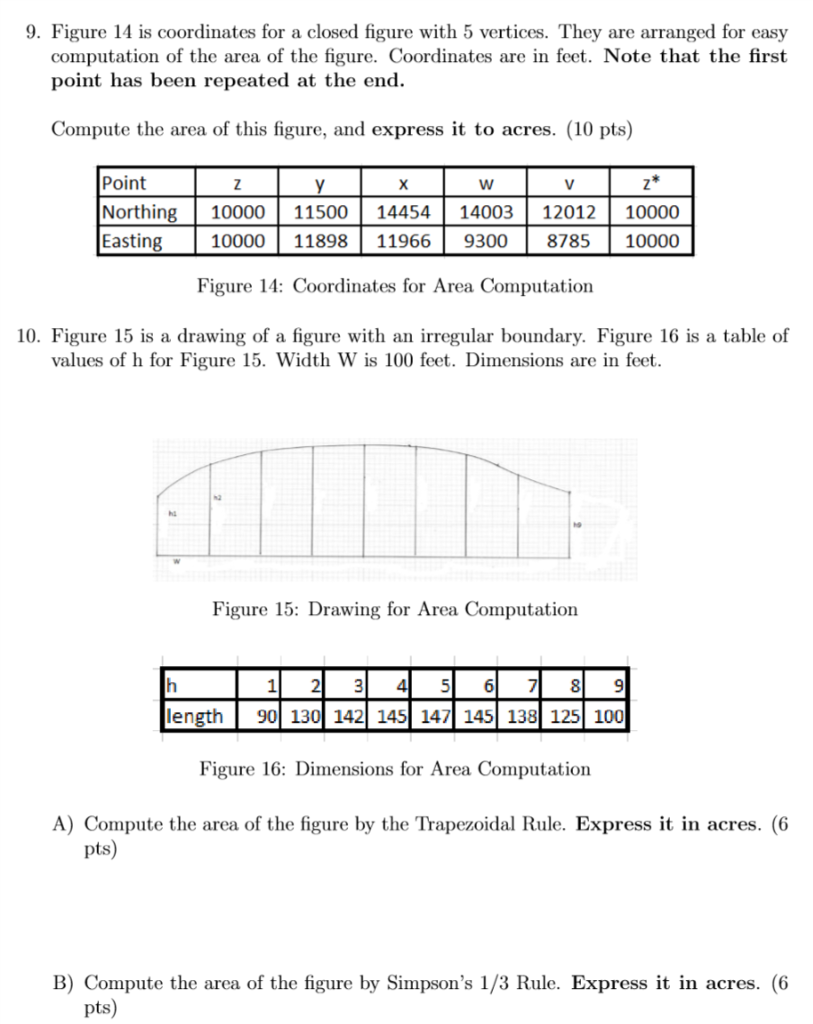 Solved 9. Figure 14 is coordinates for a closed figure with | Chegg.com