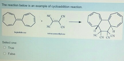 Solved The reaction below is an example of cycloaddition | Chegg.com