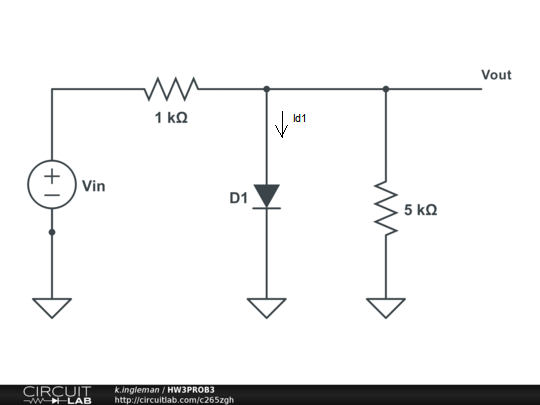 Solved Use The Constant Voltage Drop Model For The Diode