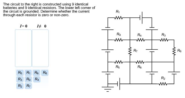 Solved The circuit to the right is constructed using 9 | Chegg.com