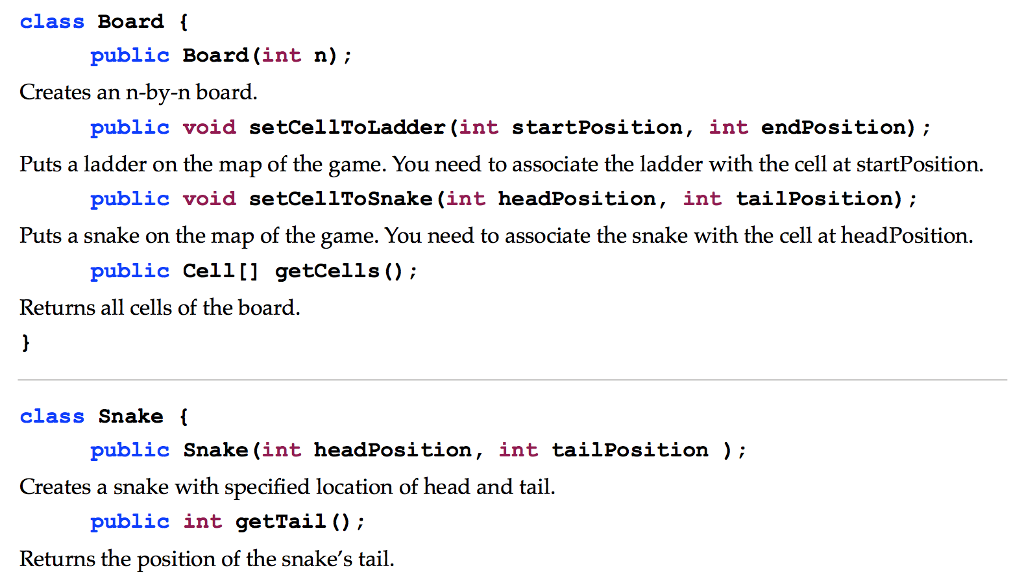 In this question we want to simulate snakes and | Chegg.com