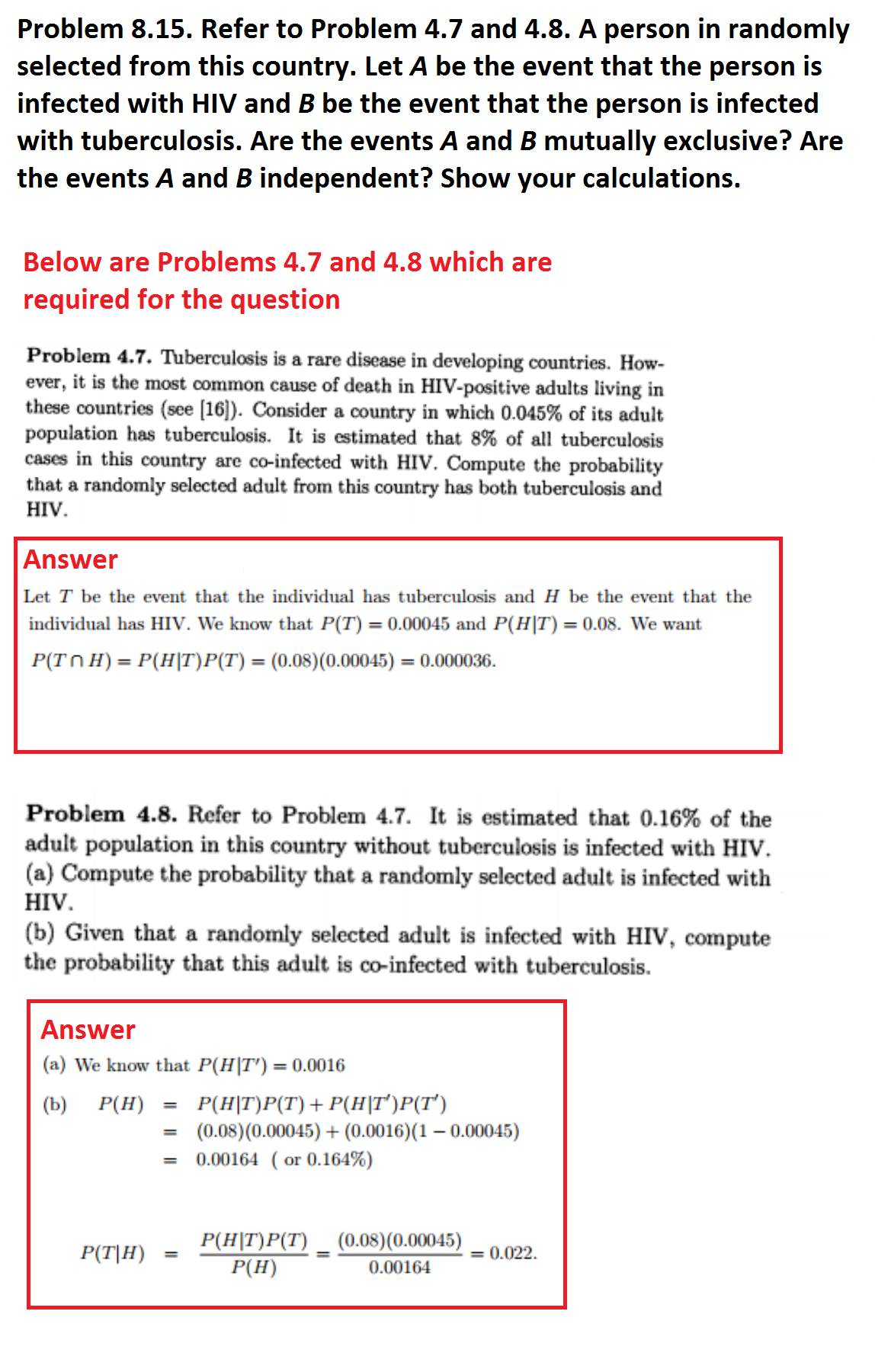 Solved Refer to Problem 4.7 and 4.8. A person in randomly | Chegg.com