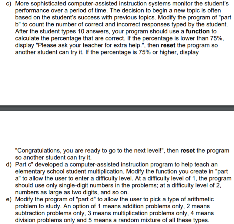 Solved a) The use of computers in education is referred to | Chegg.com