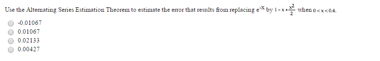 Solved Use The Alternating Series Estimation Theorem To 3051