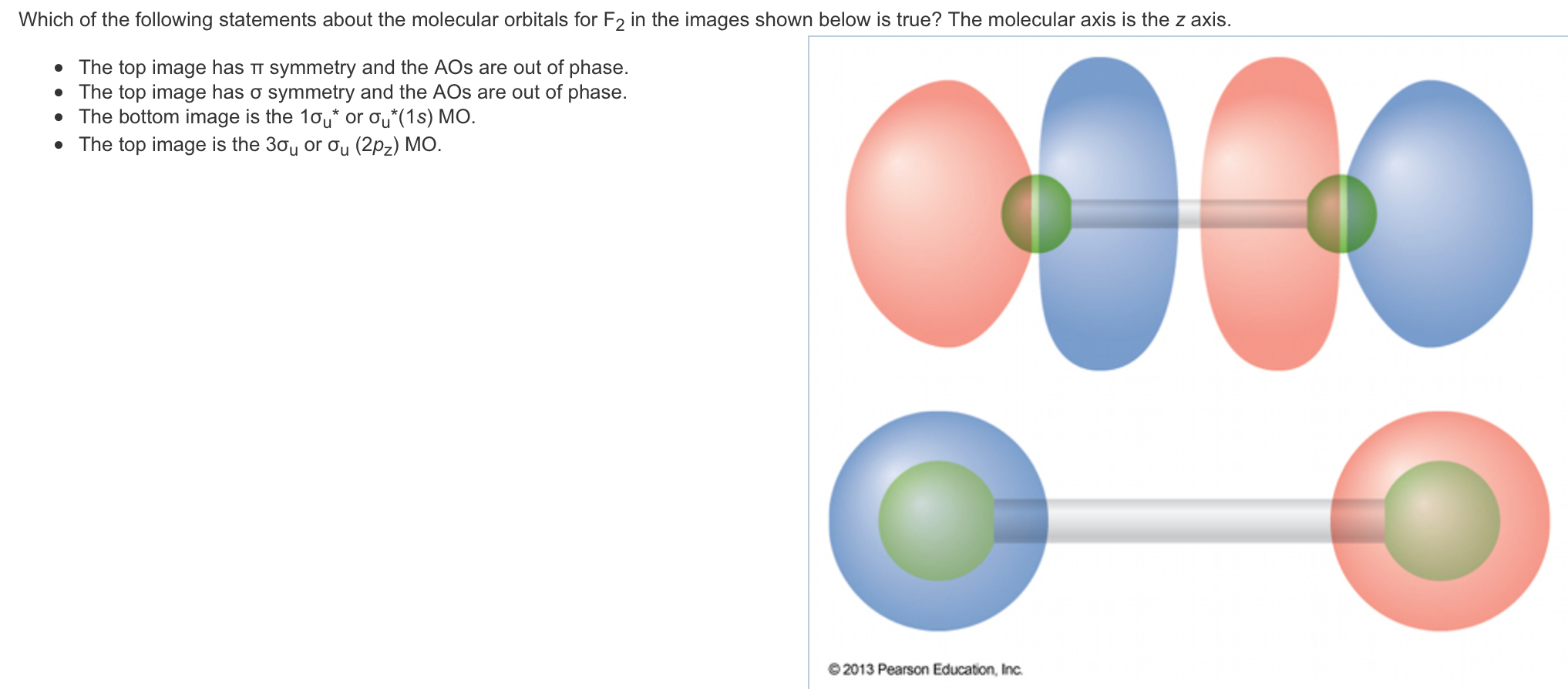 Solved Which of the following statements about the molecular | Chegg.com