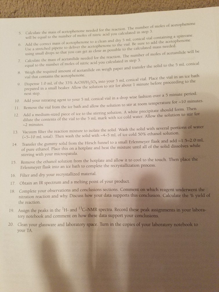 Solved 15 EXPERIMENT STUDYING THE EFFECTS OF SUBSTITUENTS ON | Chegg.com
