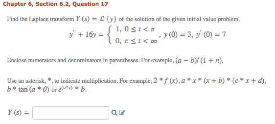 Solved Chapter 6, Section 6.2, Question 17 Find the Laplace | Chegg.com