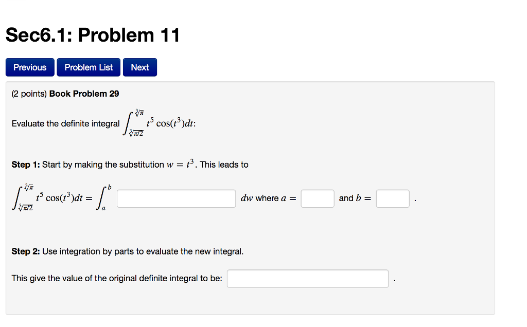 Solved Evaluate the definite integral integral_ cubicroot | Chegg.com