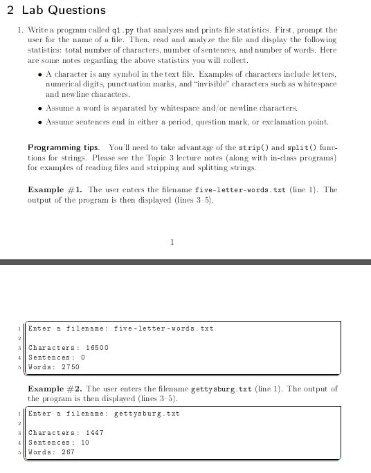 Solved Write a python 3.5 program that can generate the | Chegg.com