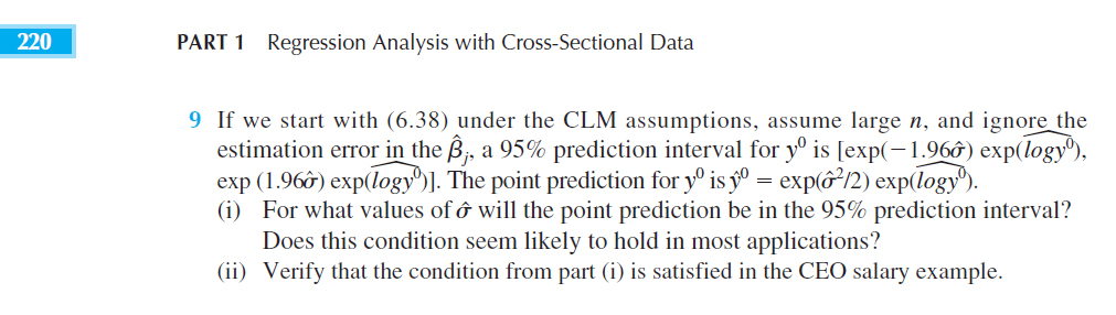Solved Chapter 6, problem 9 in Introductory Econometrics A | Chegg.com