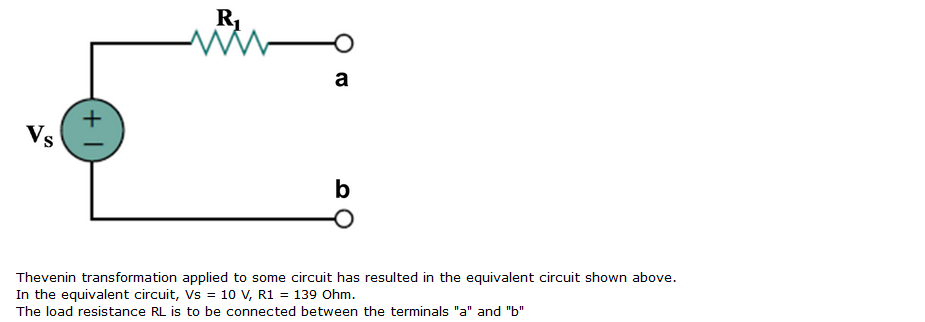 Solved a)Find the matching load resistance RLm (the | Chegg.com