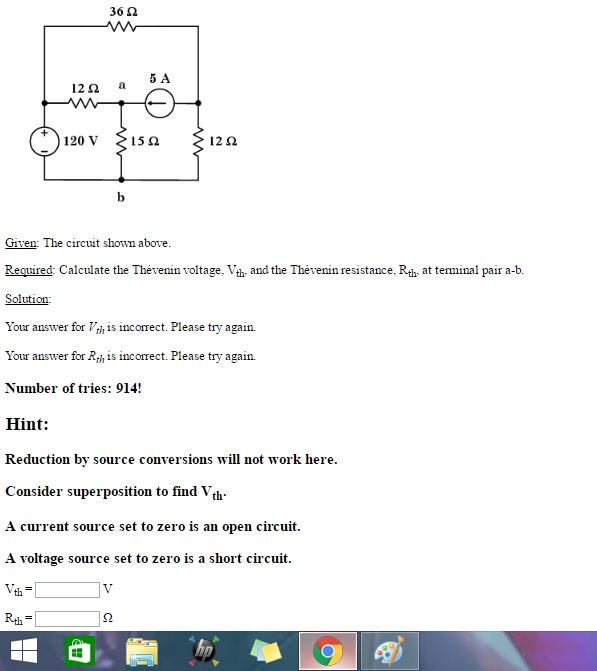 Solved Given: The circuit shown above. Required: Calculate | Chegg.com