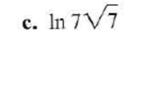 Solved Express in terms of ln 5 and ln 7 ln 7 Squareroot 7 | Chegg.com