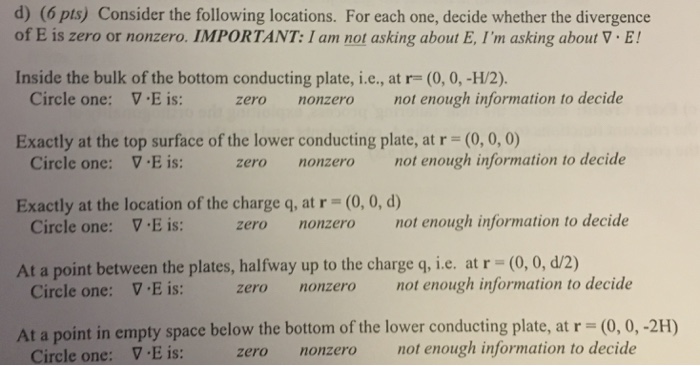 Solved 2.) (20 pts) A charge +q is located midway between | Chegg.com