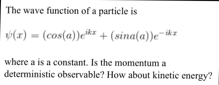 Solved The wave function of a particle is psi(x) = | Chegg.com