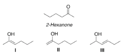 Solved 2-Hexanone OH OH OH | Chegg.com