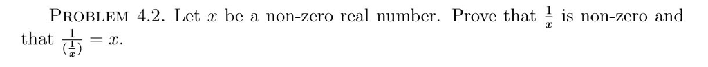 Solved PROBLEM 4.2. Let r be a non-zero real number. Prove | Chegg.com