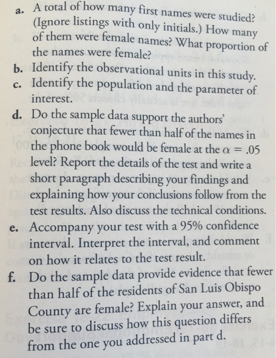 Answer parts d) through f) | Chegg.com