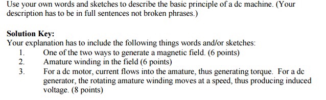 Solved Use your own words and sketches to describe the basic | Chegg.com