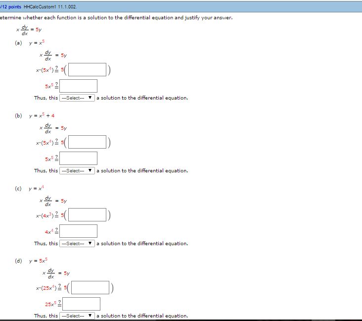 Solved Determine whether each function is a solution to the | Chegg.com