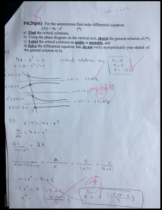 Solved I want somone to redo it clearly and step by step | Chegg.com