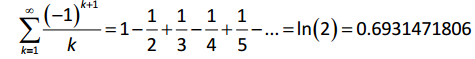 Solved: The Alternating Harmonic Series Converges To The N... | Chegg.com