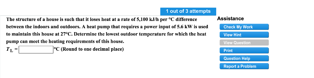 Solved The structure of a house is such that it loses heat | Chegg.com