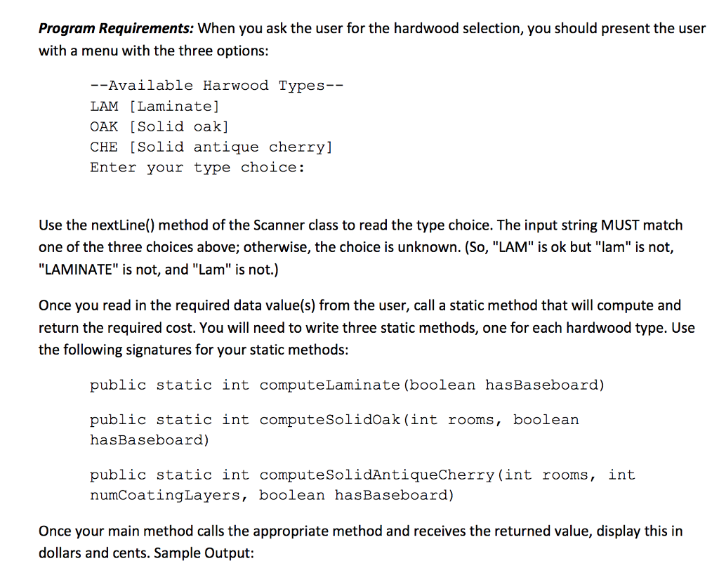 Solved JAVA Code Help. I have a partial working code, but | Chegg.com