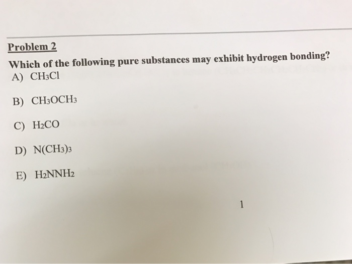 Solved Which of the following pure substances may exhibit | Chegg.com