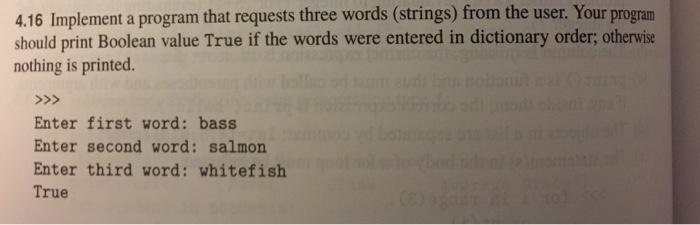 Solved Implement a program that requests three words | Chegg.com