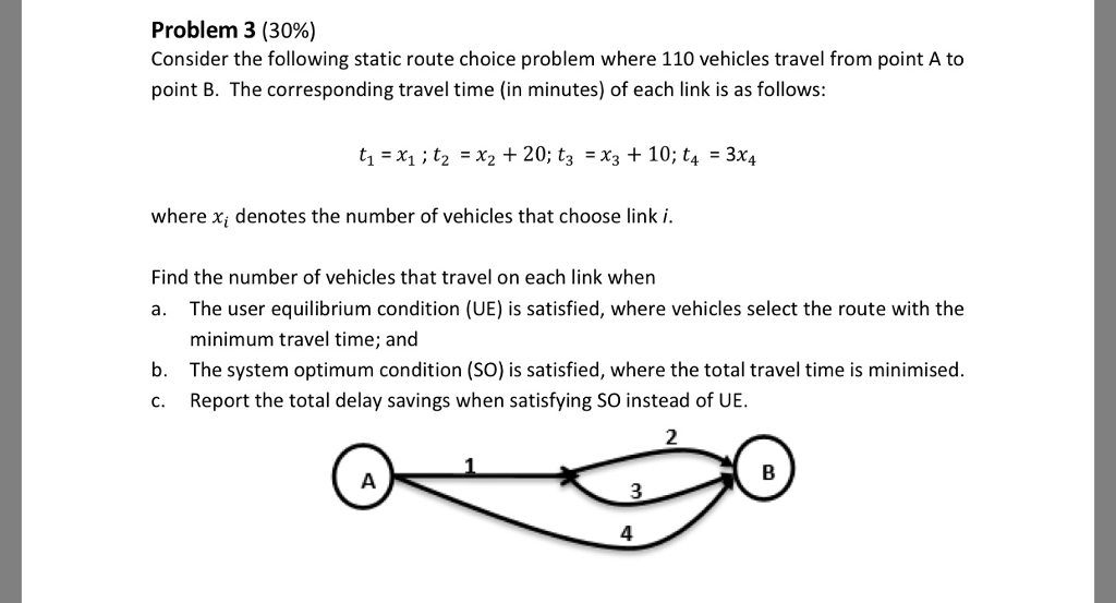 Solved Problem 3 (30%) Consider the following static route | Chegg.com