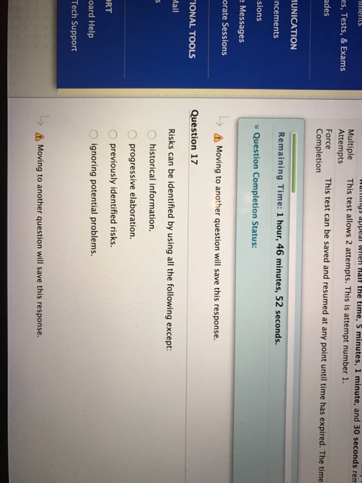 Solved Risks can be identified by using all the following | Chegg.com