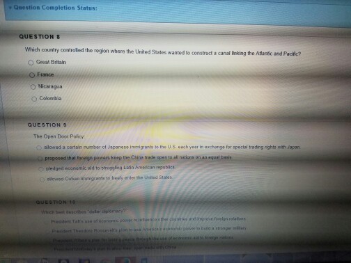 Solved Remaining Time: 4 Question Completion Status QUESTION | Chegg.com