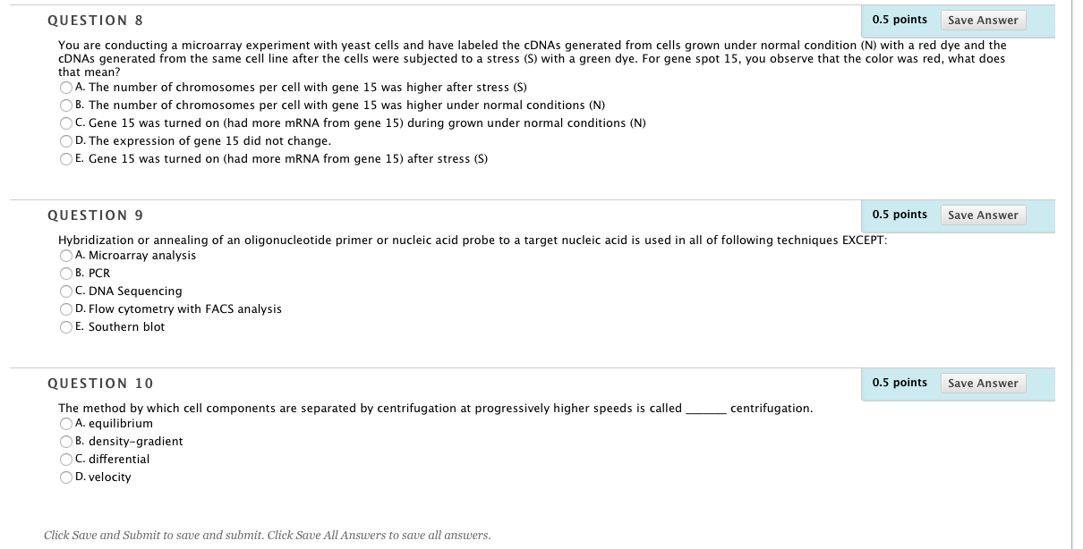 Solved You are conducting a microarray experiment with yeast | Chegg.com