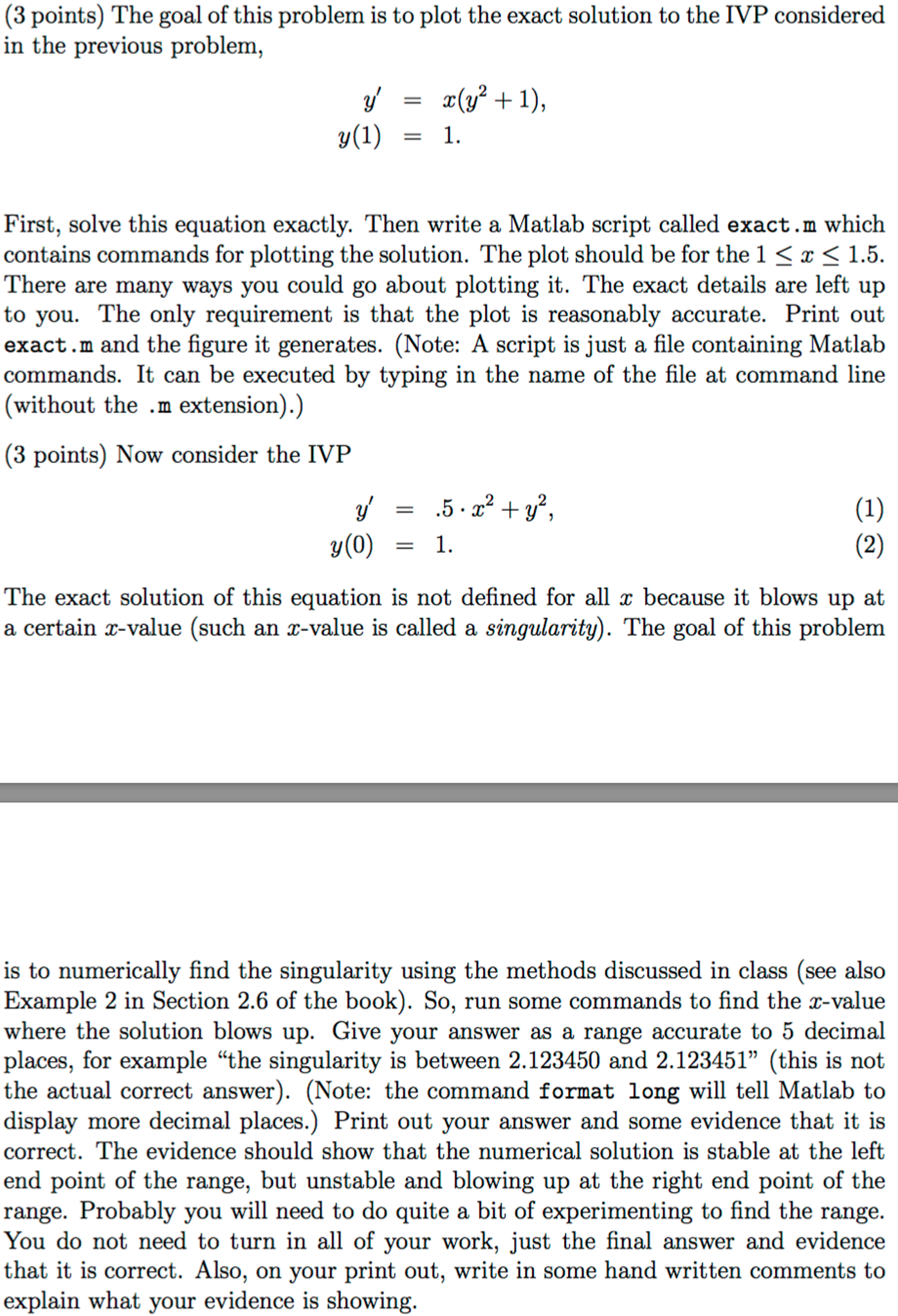 I Am Tring To Creat Matlab Codes For These Questions