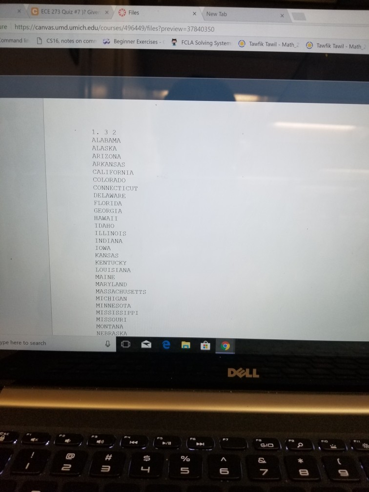 Closed Hash Table Assume That In The Input File 