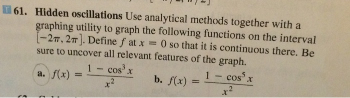Solved Use analytical methods together with a graphing | Chegg.com