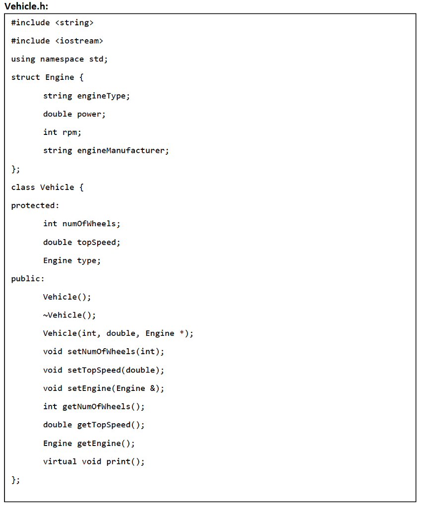 C++ --------------------------------------- | Chegg.com