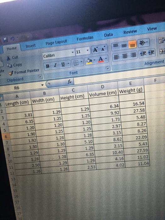 Solved Graphing with excel questions? | Chegg.com
