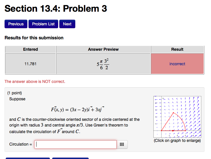 Solved Section 13.4: Problem 3 Previous Problem List Next | Chegg.com