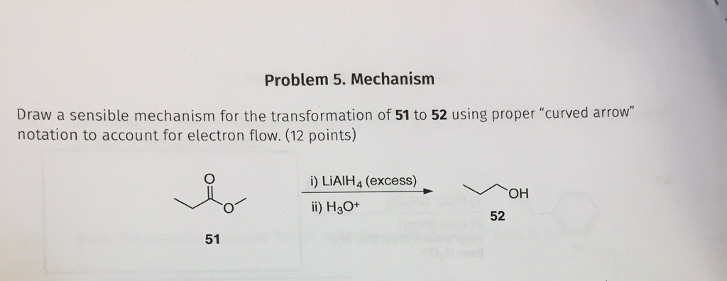Solved Draw a sensible mechanism for the transformation of | Chegg.com