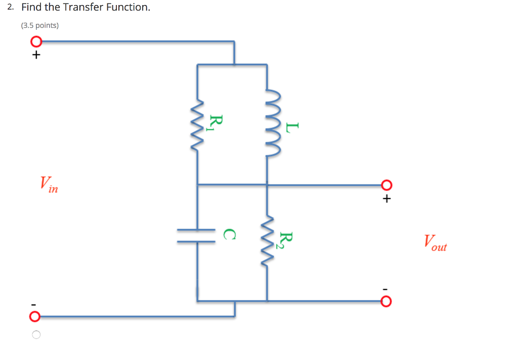 Solved Find the Transfer Function. | Chegg.com