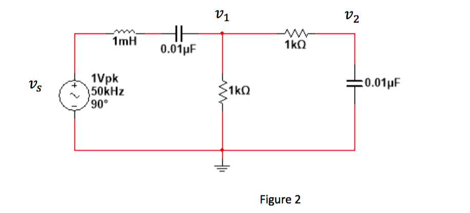 Solved AC Circuit Analysis Techniques Prelab 1. For the | Chegg.com