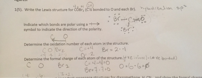 Solved Write the Lewis structure for COBr_2 (C is bonded to | Chegg.com