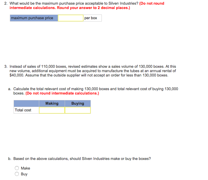 Solved Silven Industries, which manufactures and sells a | Chegg.com