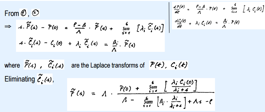 Solved La Place transform and get equation in the form | Chegg.com