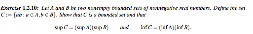 Solved Let A and B be two nonempty bounded sets of | Chegg.com