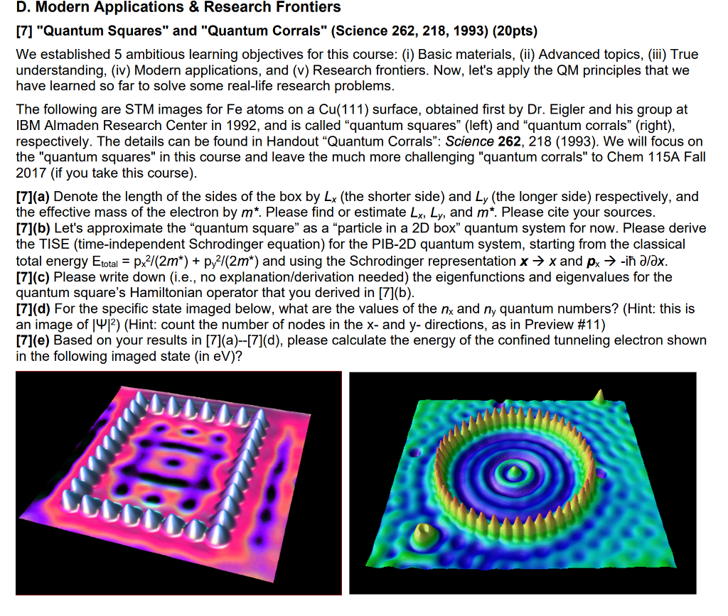 Solved Modern Applications & Research Frontiers "Quantum | Chegg.com