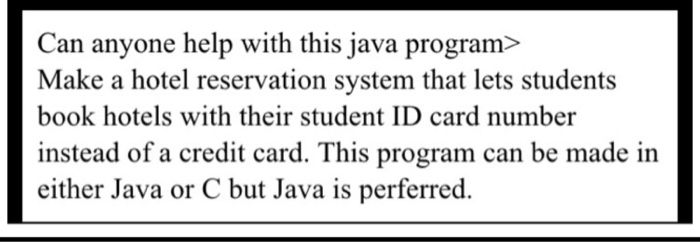Solved Help with Hotel Java program? It don't | Chegg.com