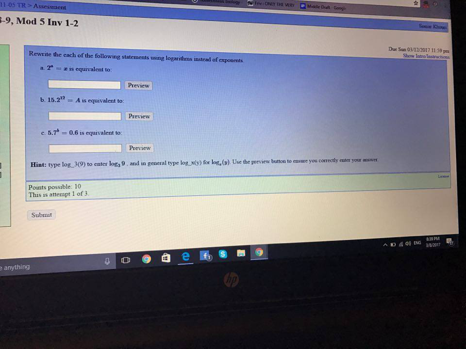 Solved Rewrite the each of the following statements using | Chegg.com
